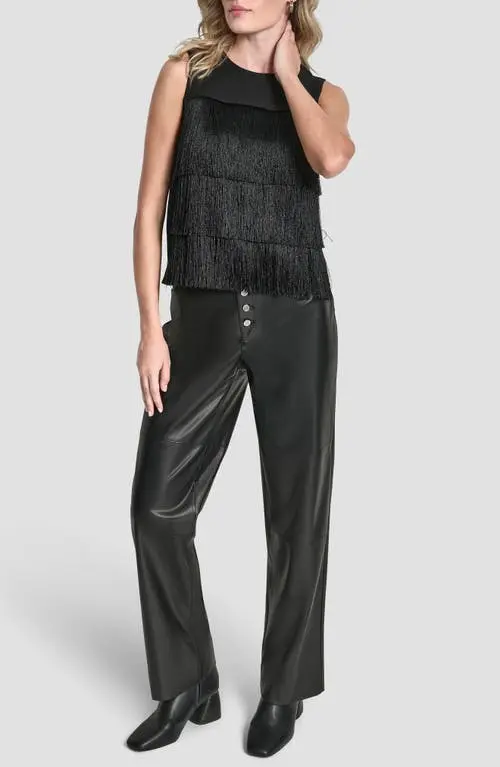 Dkny Tiered Fringe Top
