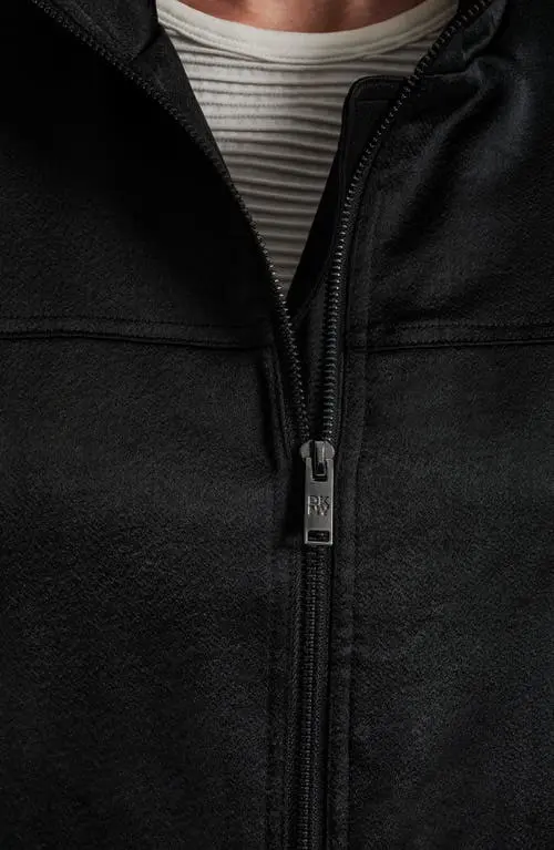 Dkny Bomber Jacket With Ruched Sleeves