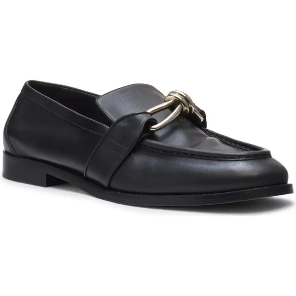 Bottega Veneta Astaire Knot Bit Loafer - Black/silver