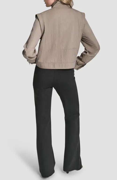 Dkny Crop Moto Jacket