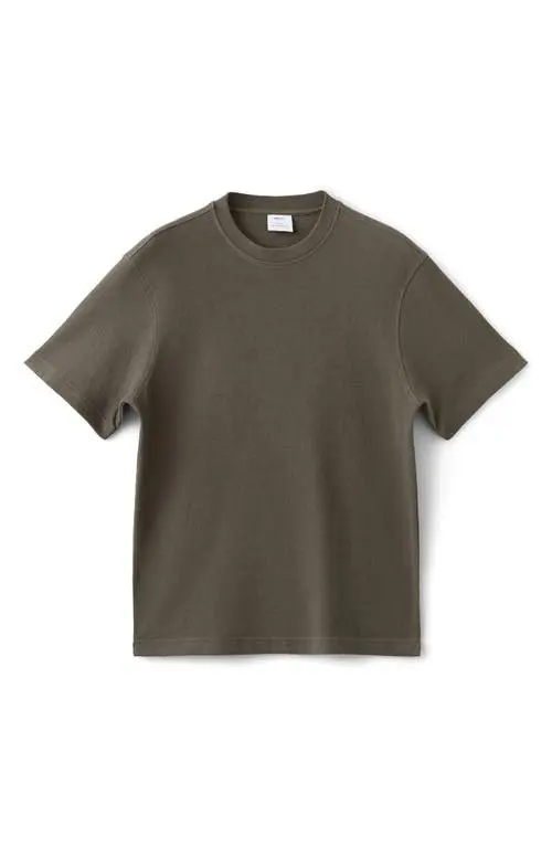 Mango Cotton Fleece Crewneck Top - Medium Brown
