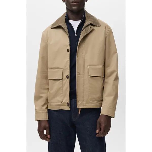 Mango Water Repellent Jacket - Beige