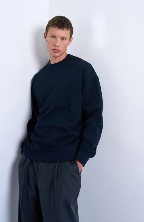 Topman Oversized Cotton Sweatshirt