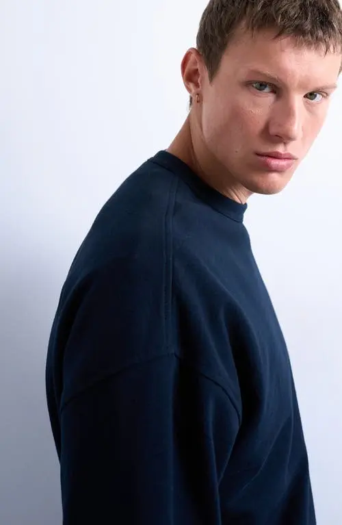 Topman Oversized Cotton Sweatshirt