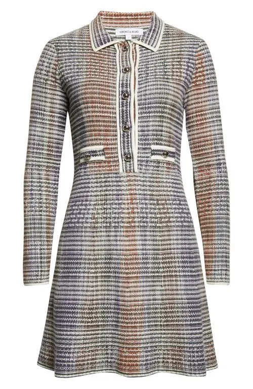 Veronica Beard Lauper Tweed Knit Minidress