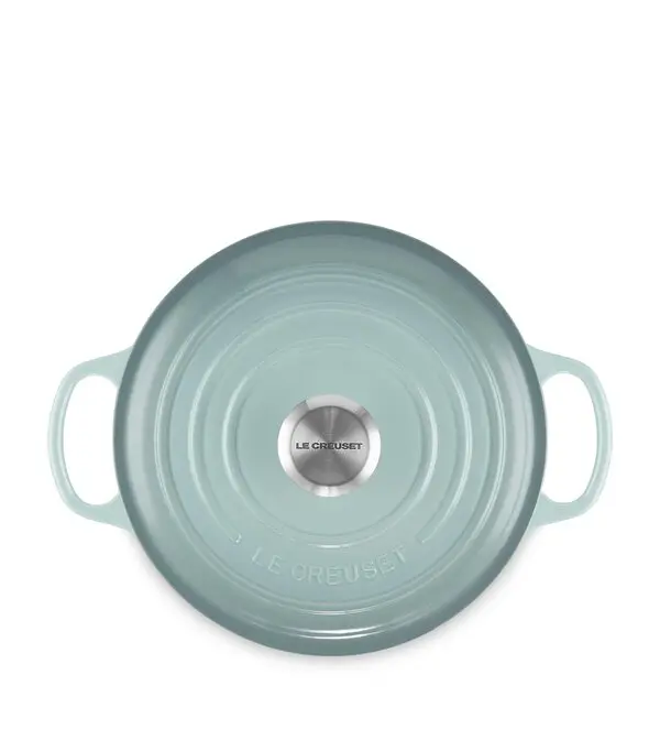 LE CREUSET Cast Iron Round Casserole Dish - Blue