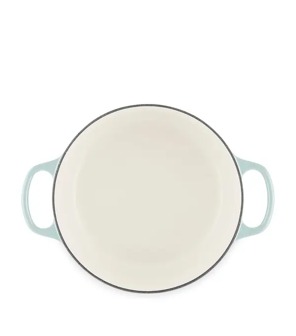 LE CREUSET Cast Iron Round Casserole Dish - Blue