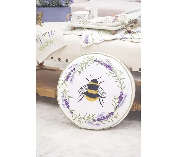 VALERIE PARR HILL Lavender Bee Throw Pillow Valerie - One-color