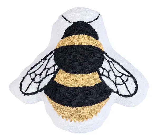 VALERIE PARR HILL Bumble Bee Hooked Throw Pillow Valerie - One-color