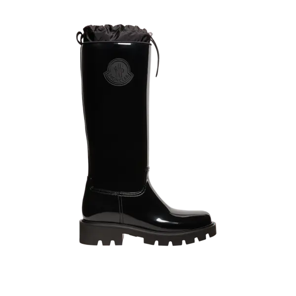 Moncler Kickstream High Rain Boots - Black