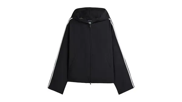 Adidas Y3 Hooded Three Stripes Track Top