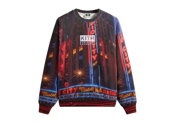 Kith Kithmas The Radio City Rockettes Nelson Crewneck Sweatshirt - Black