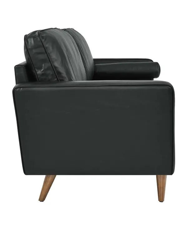 MODWAY Valour 88" Leather Sofa - Black