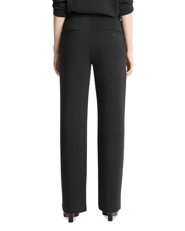 Vince High-rise Wide Leg Trousers - Black