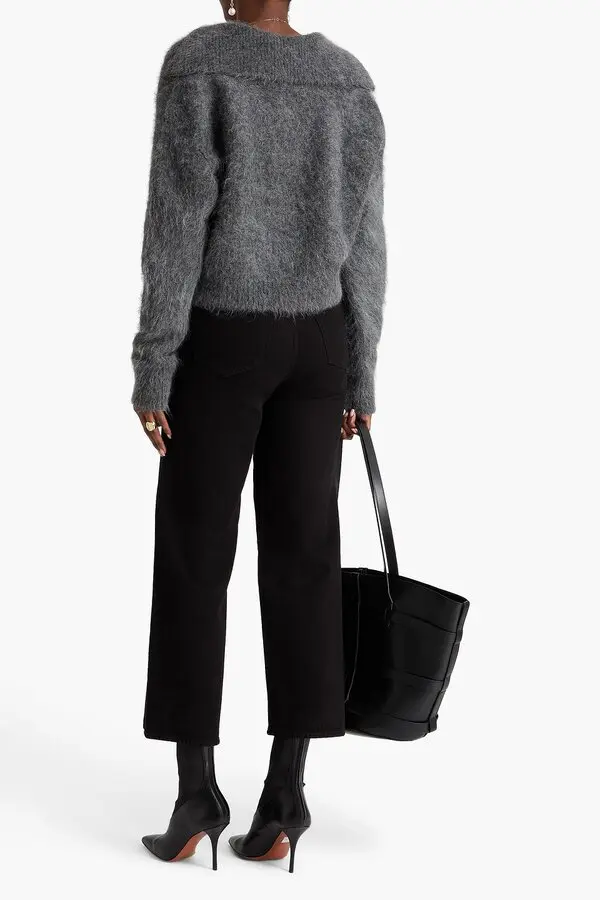 TOTEME High-rise Straight-leg Jeans - Black