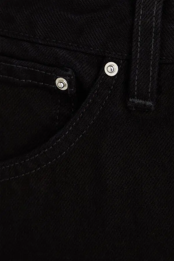 TOTEME High-rise Straight-leg Jeans - Black