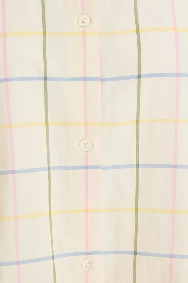 TOTEME Checked Cotton-poplin Shirt