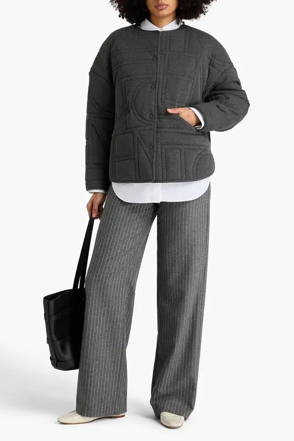 TOTEME Quilted Bamboo And Cotton-blend Jacket