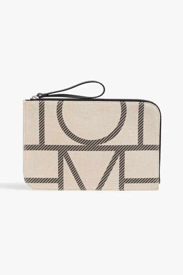 TOTEME Printed Canvas Pouch