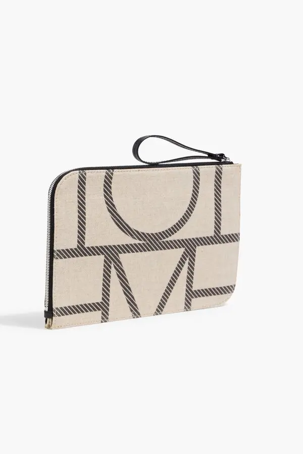 TOTEME Printed Canvas Pouch