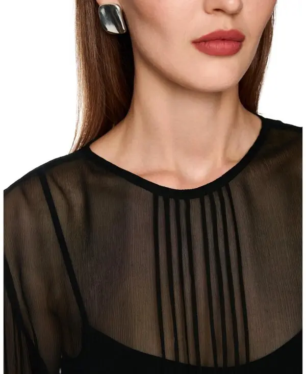 MARC CAIN Delicate Viscose Crepe Blouse