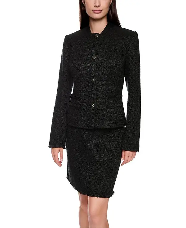 MARC CAIN Shimmering Boucle Jacket