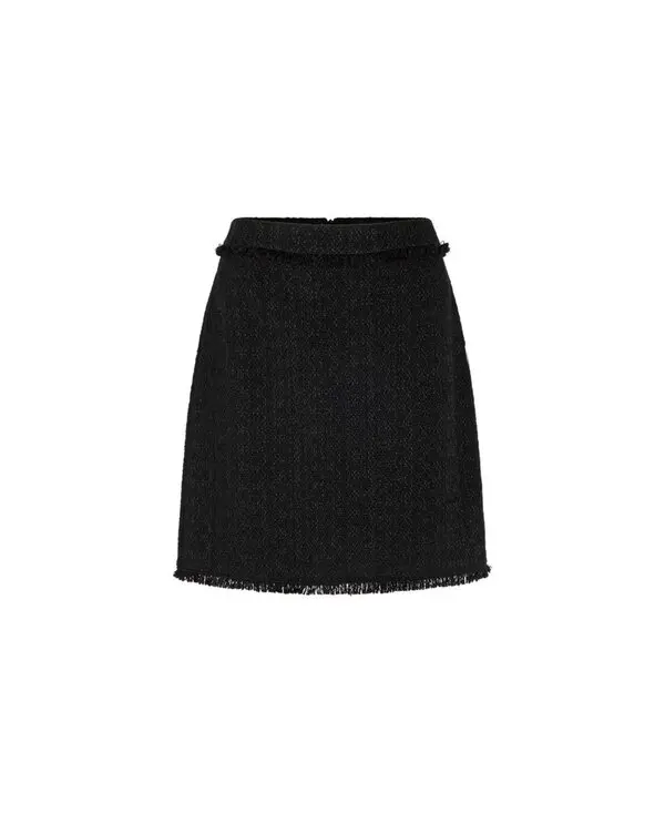MARC CAIN Boucla Fringe Skirt