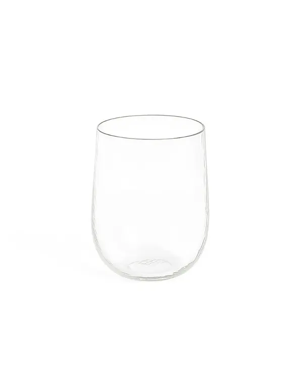 THE COLLECTIVE HOME Pebbled Glass Hurricane - Clear