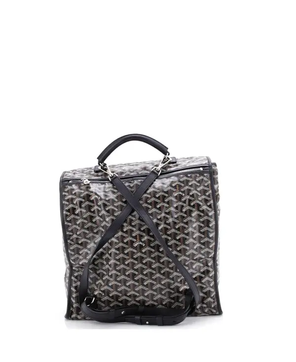 Goyard Saint Leger Briefcase Backpack Coated Canvas