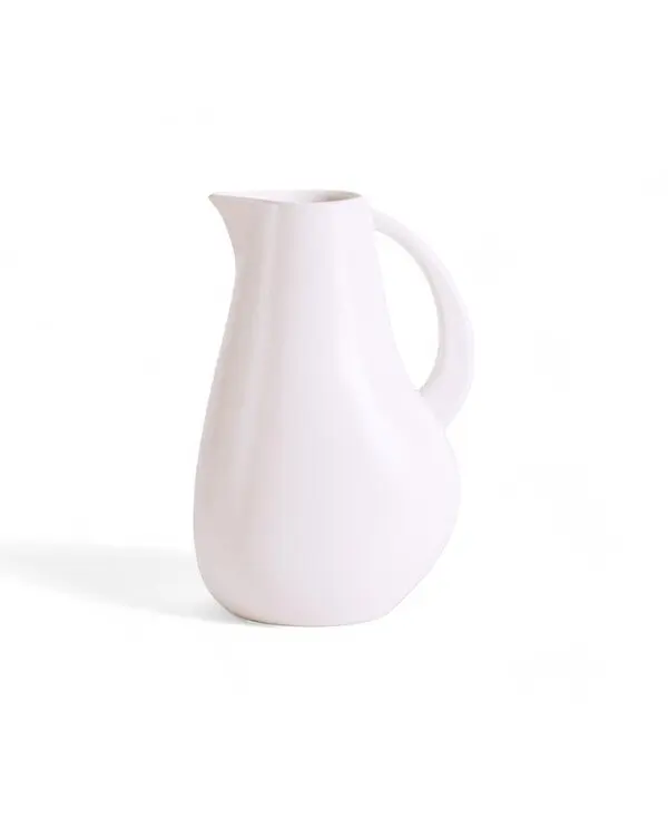 GHARYAN STONEWARE Kuduo Pitcher - Matte White