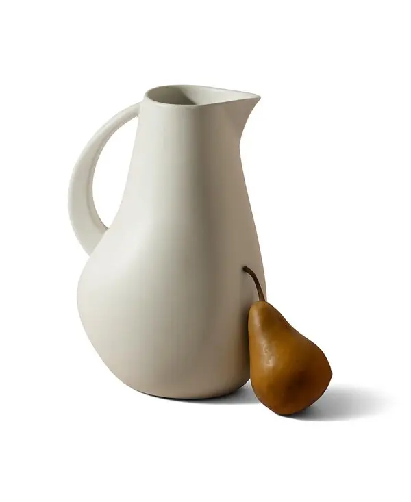 GHARYAN STONEWARE Kuduo Pitcher - Matte White