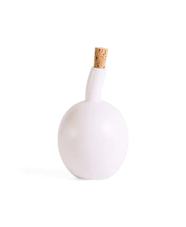 GHARYAN STONEWARE Zitouna Olive Oil Dispenser - Matte White