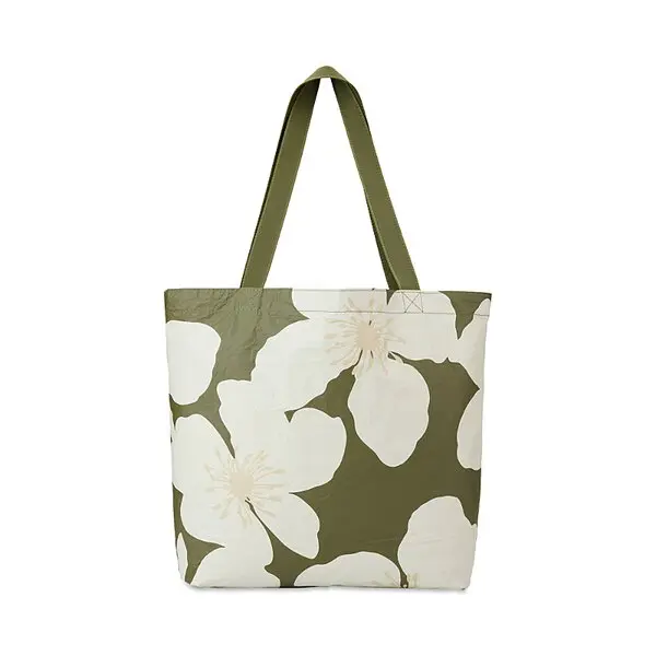 ALOHA COLLECTION Market Stripe Reversible Tote Bag