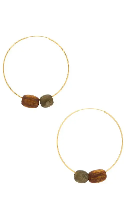 CASA CLARA Treasure Hoop Earrings