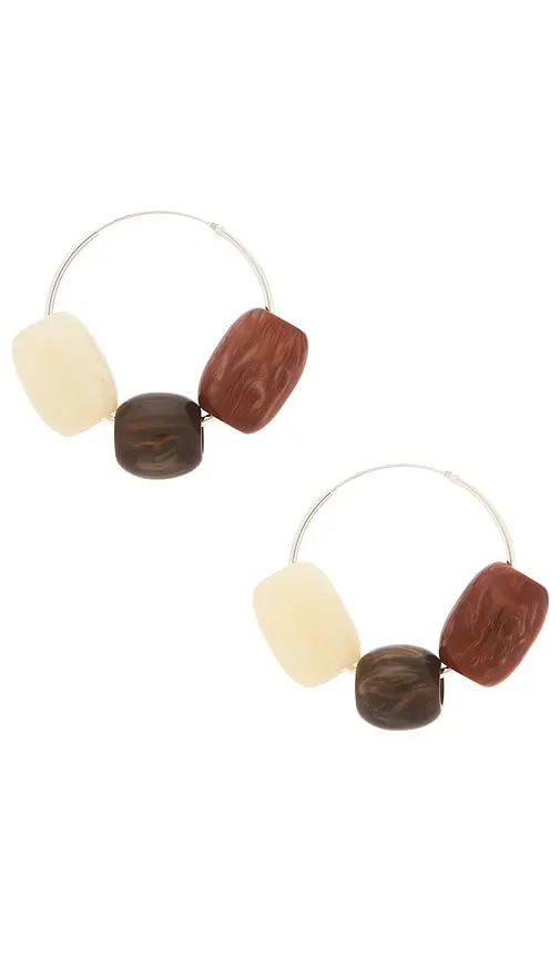 CASA CLARA Hikina Hoop Earrings