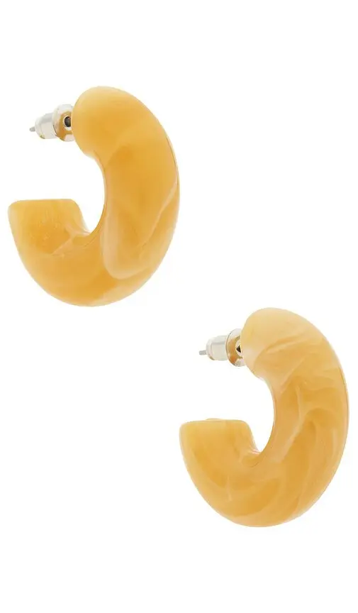 CASA CLARA Salma Earrings - Orange Cream