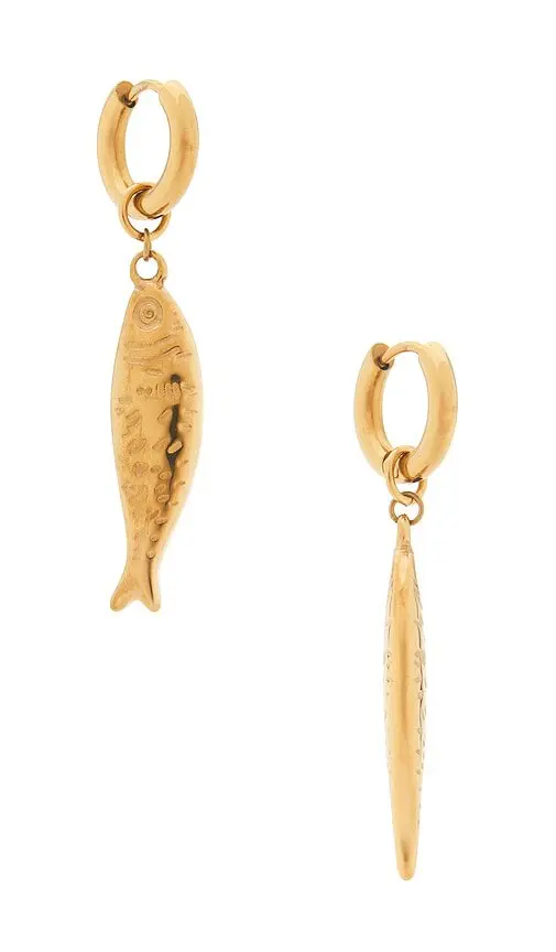 CASA CLARA Rosetta Earrings - Gold
