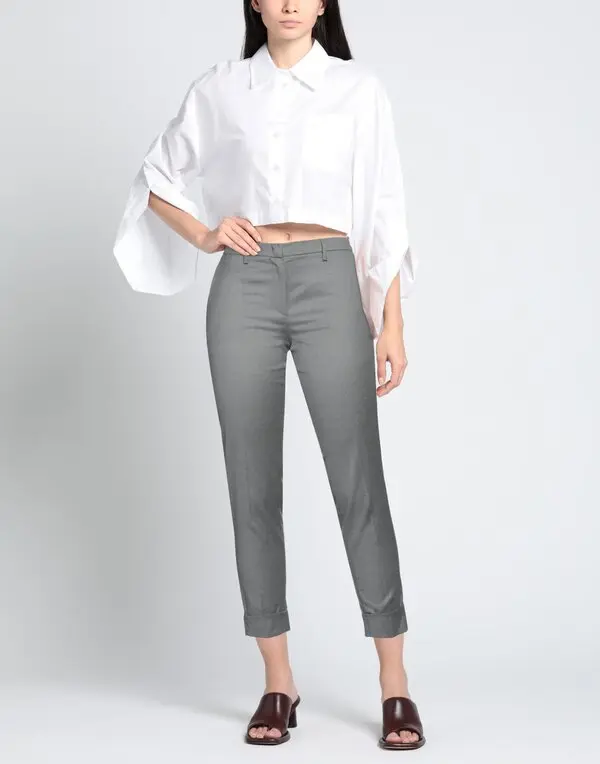Fabiana Filippi Tapered Wool Blend Pants - Grey