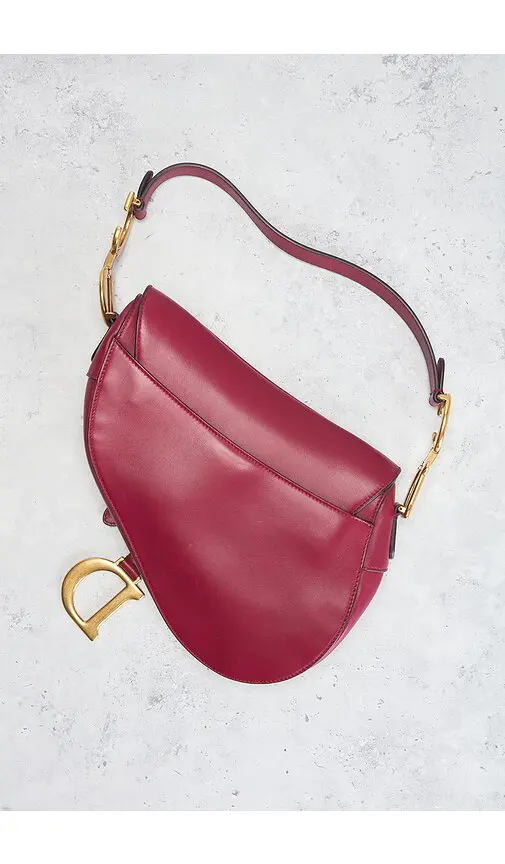 FWRD RENEW Dior Saddle Bag - Red