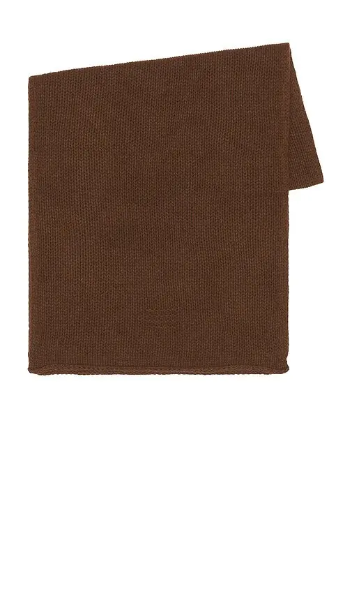 Guest In Residence The Blanket Scarf In Brown - Chestnut