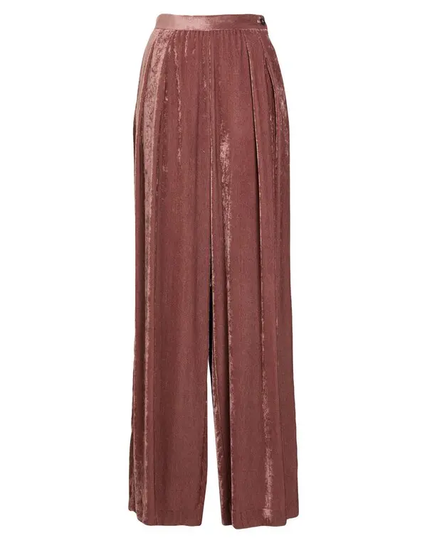 Fabiana Filippi Wide-leg Velvet Pants - Pink