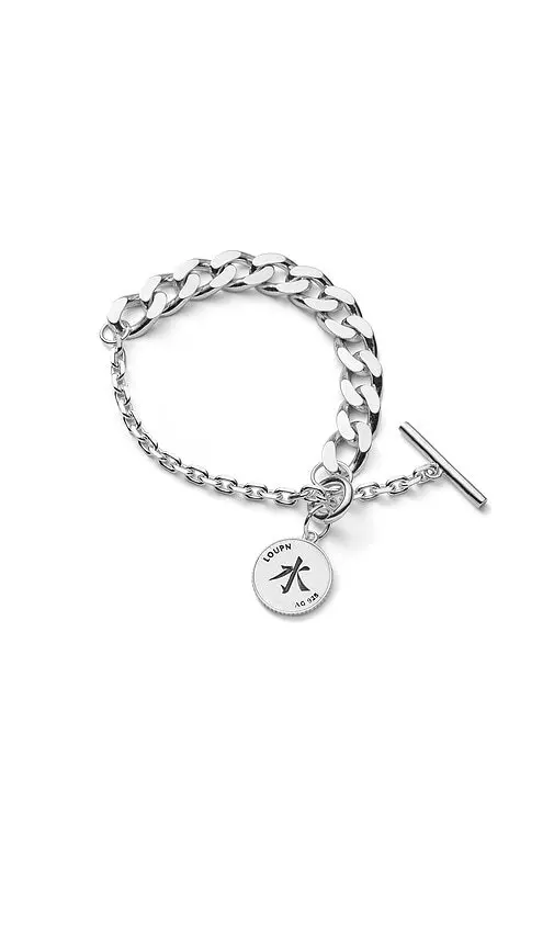 LOUPN Be Water Chain Bracelet - 925 Sterling Silver