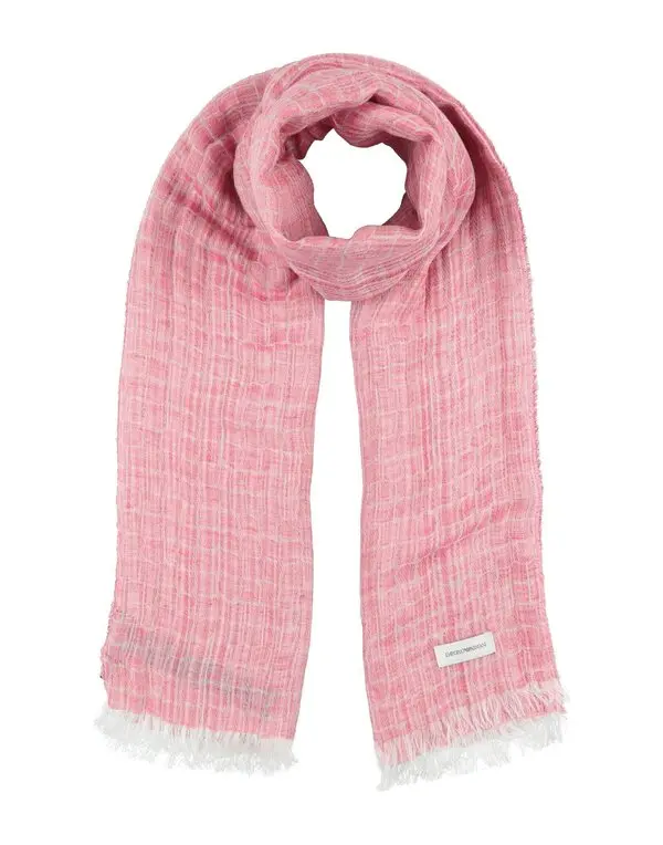 Emporio Armani Scarf Linen, Modal - Pink