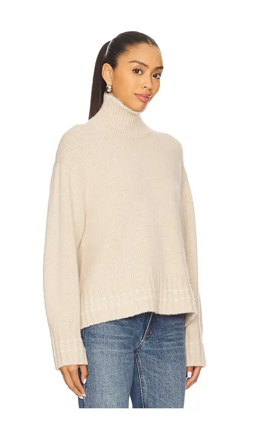 Guest In Residence Cropped Ribbed Turtleneck