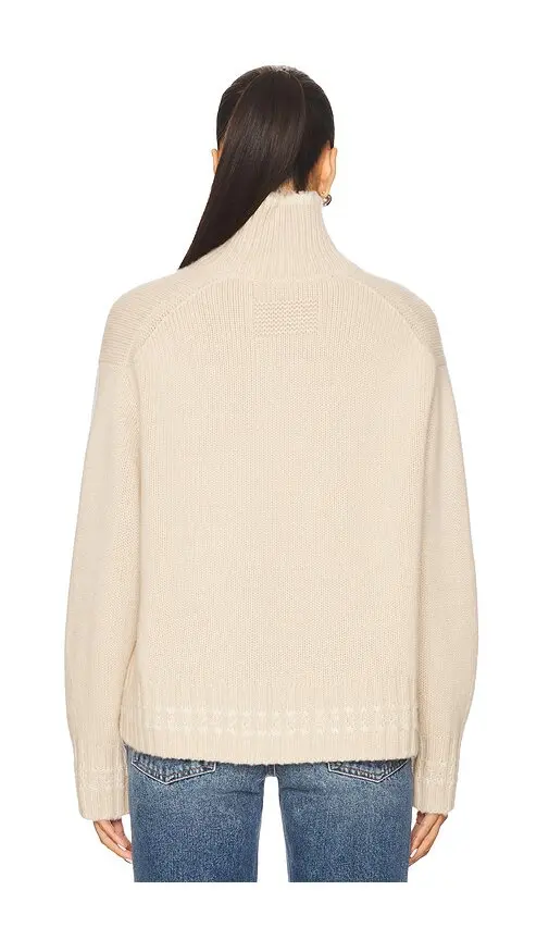 Guest In Residence Cropped Ribbed Turtleneck