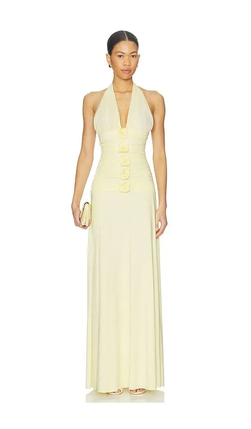 MAYGEL CORONEL Villadiego Gown - Vanilla