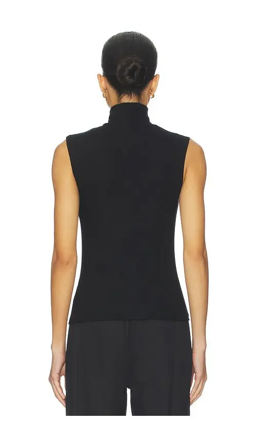 LESET Sleeveless Turtleneck Top