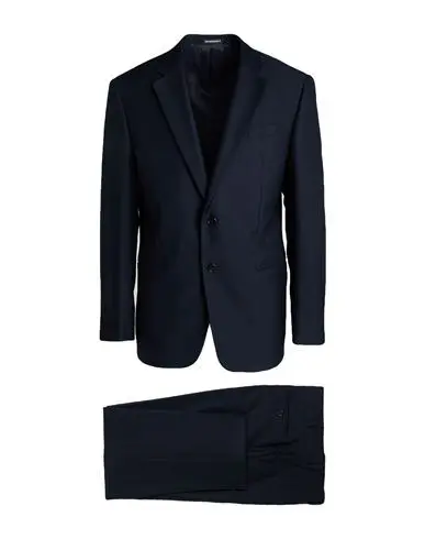 Emporio Armani Suit Midnight Size Wool, Cashmere - Blue