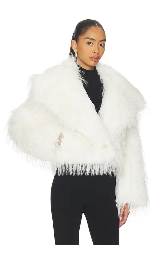 Adrienne Landau Lilith Faux Fur Jacket