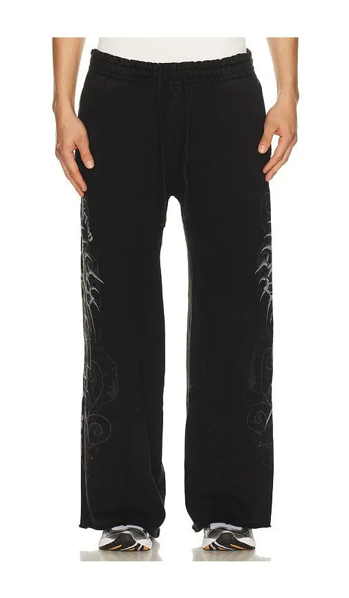 AFFLICTION Skeleton Sweatpants